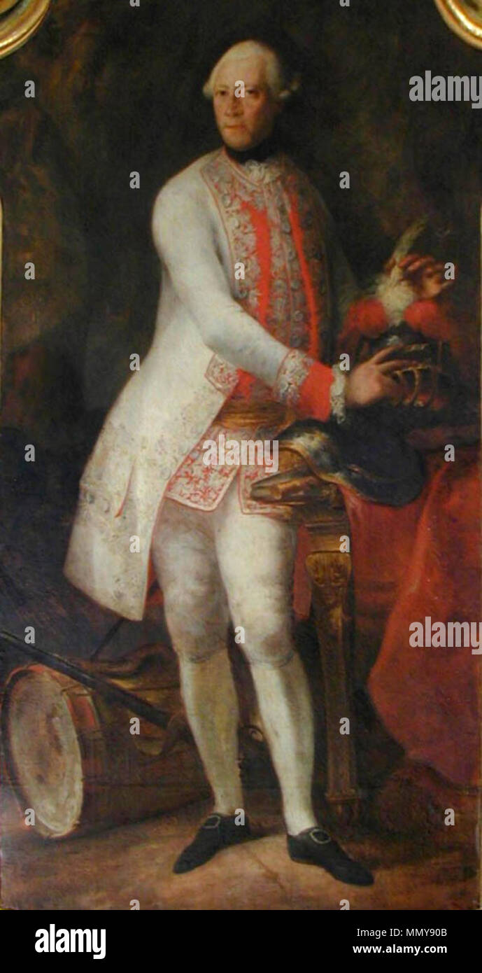 Graf Anton IV. von Montfort, Ölgemälde von Andreas Brugger Stock Photo ...