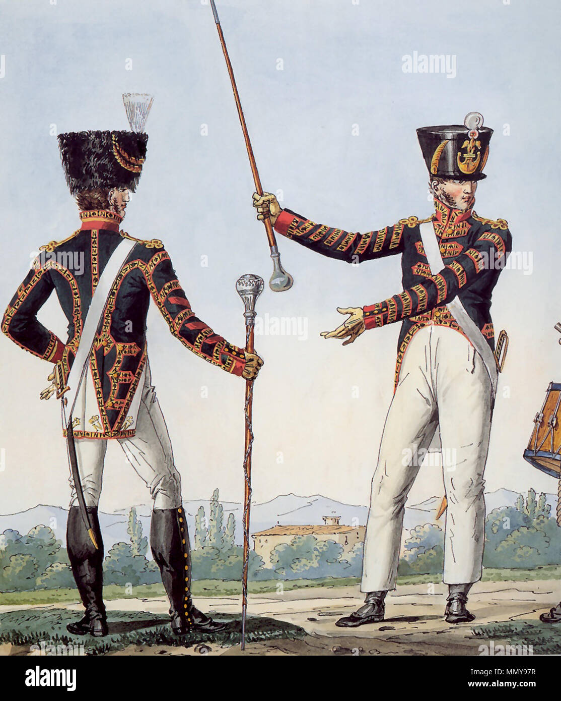 French light infantry napoleon hi-res stock photography and images - Alamy