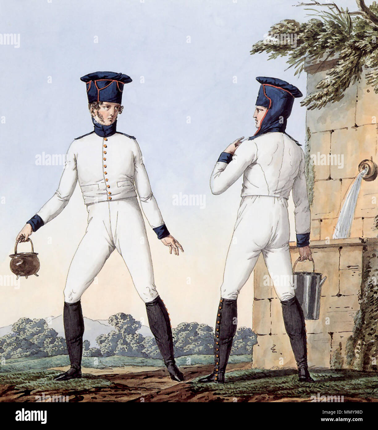 French infantry napoleon hi-res stock photography and images - Alamy