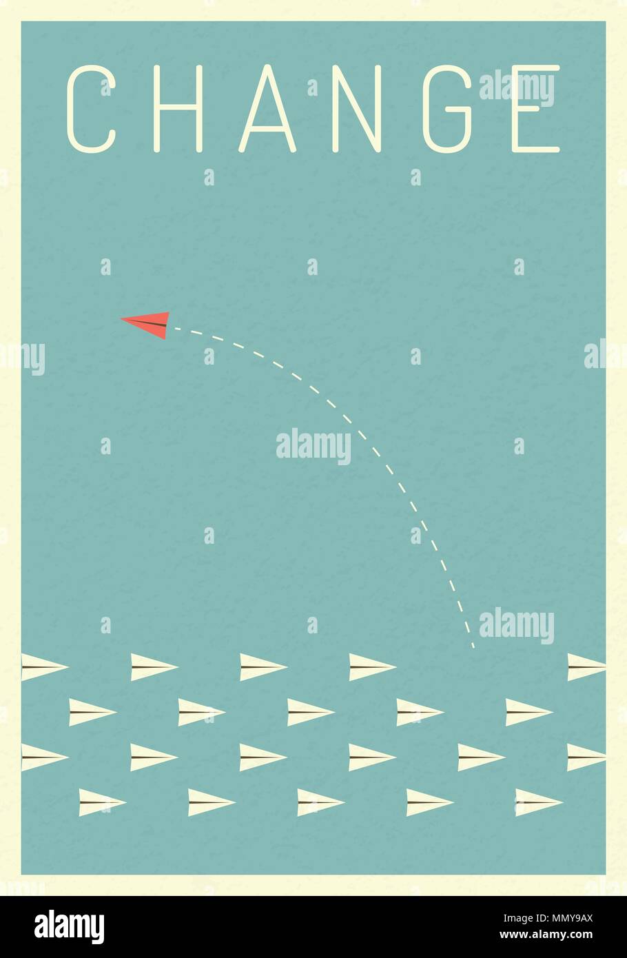 Changing direction metaphor Stock Vector Images - Alamy