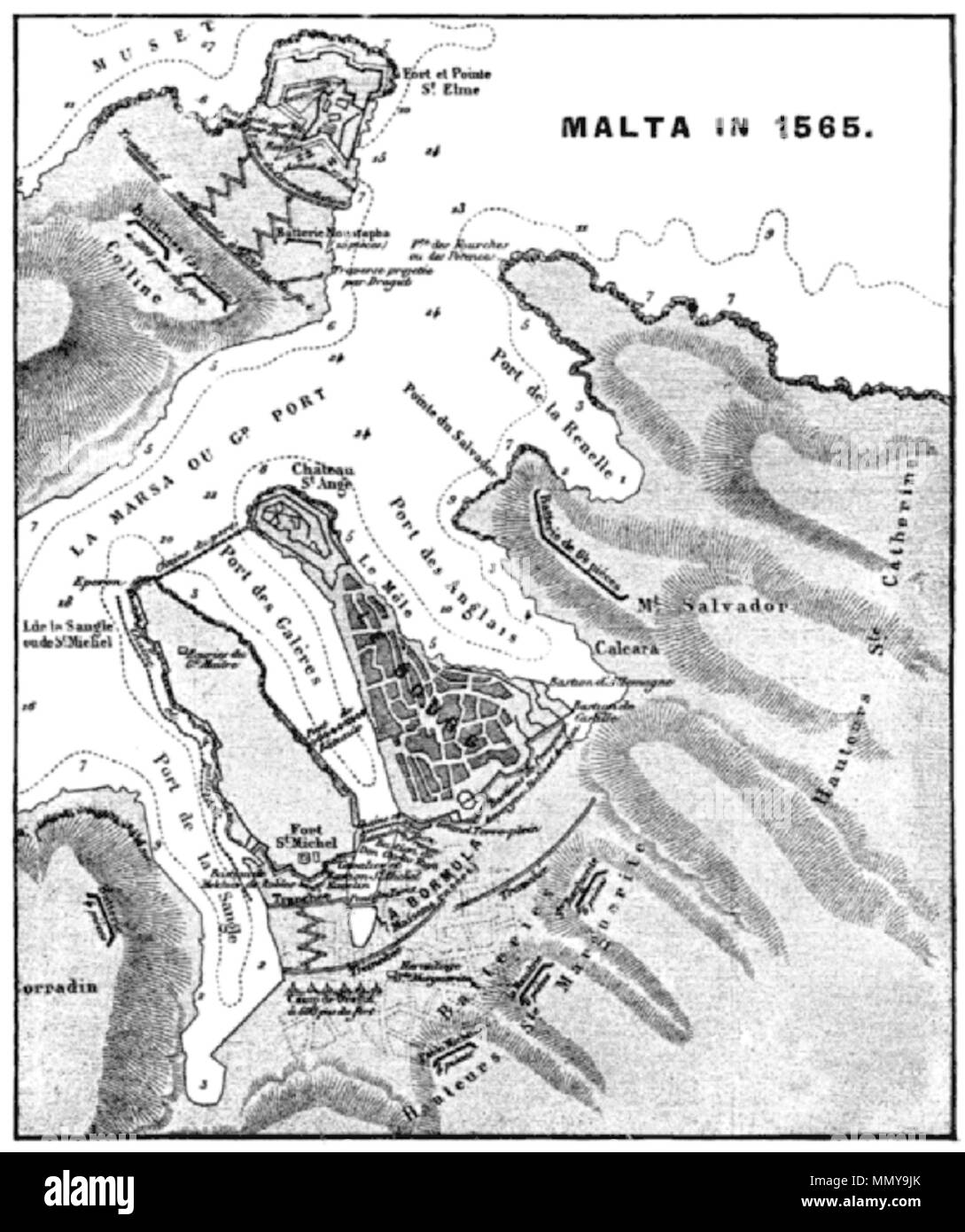 . Русский: Great Siege of Malta Great Siege of Malta 5 Stock Photo - Alamy