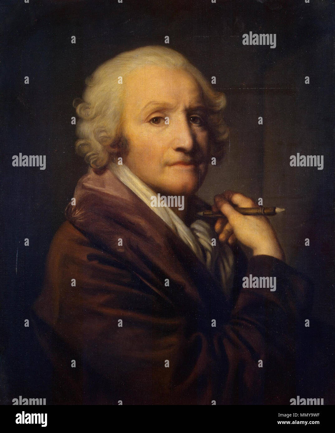 Self-portrait. 1780s. Jean-Baptiste Greuze - Self-Portrait - WGA10671 ...