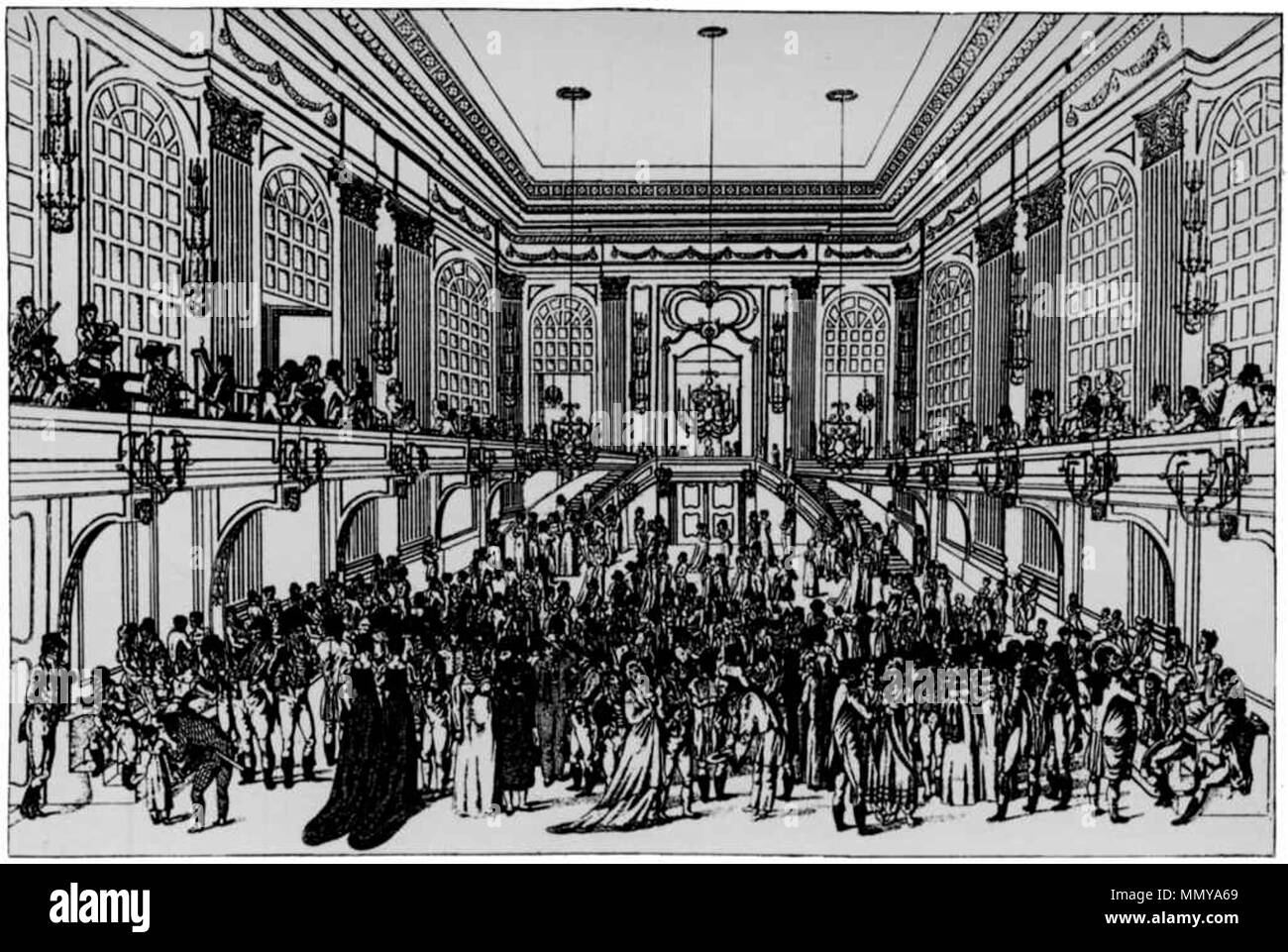 Ballroom vienna 18th century Black and White Stock Photos & Images - Alamy