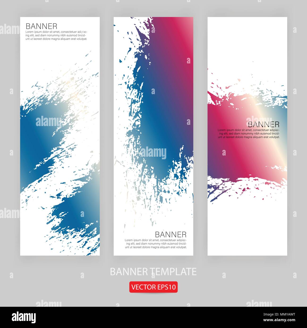 grunge banner template hand drawn painted scratched. grunge design ...