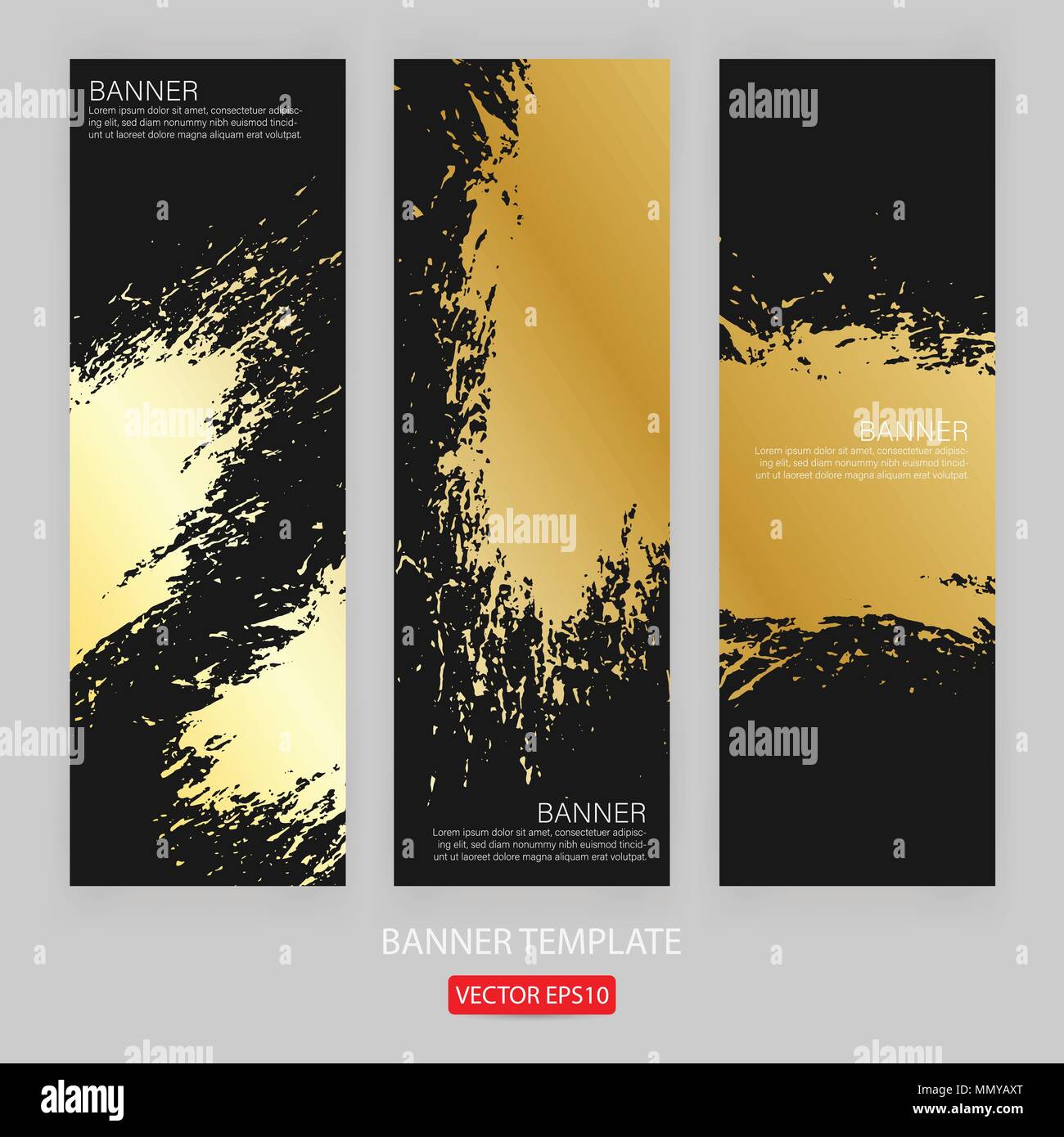 grunge banner template hand drawn painted scratched. grunge design ...