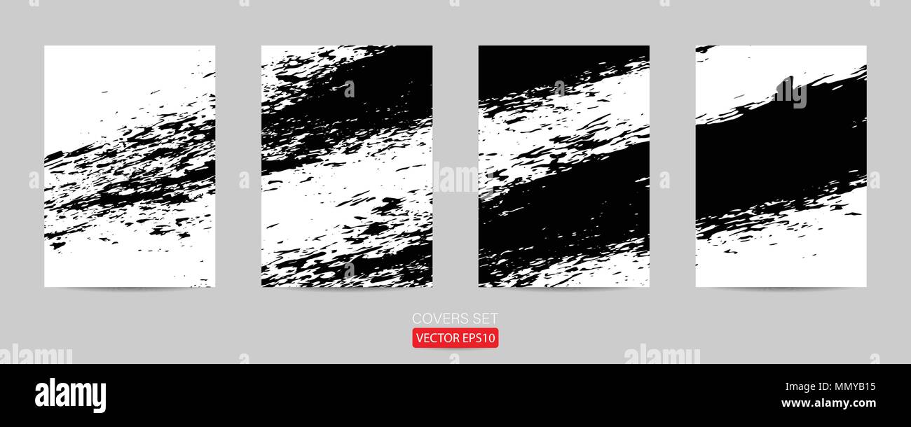 covers set. poster template grunge design. banner template for ...