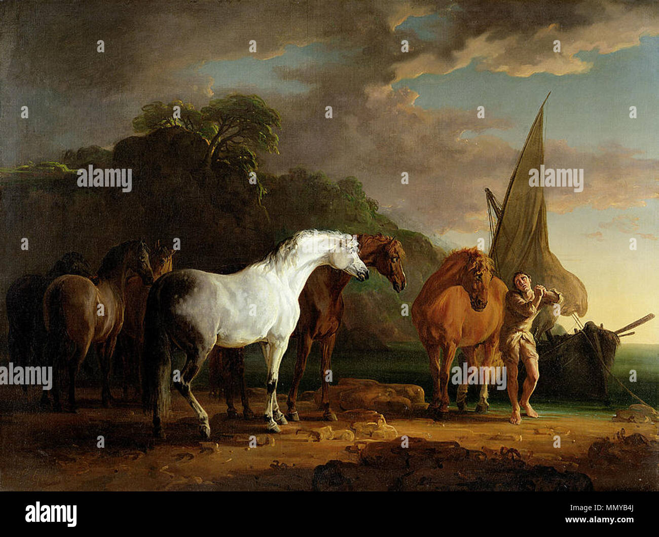 . Gulliver Taking His Final Leave of the Land of the Houyhnhnms ...