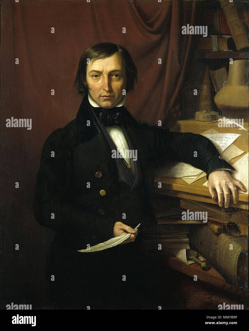 . Deutsch: Gustav Friedrich Klemm (1802-1867) . circa 1845. Gustav ...