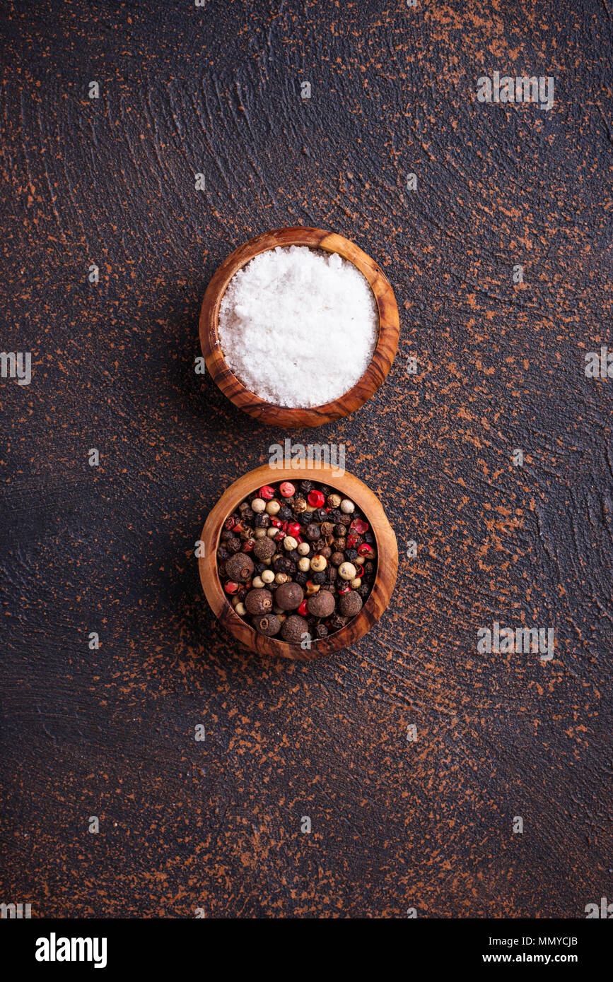 Salt and pepper. Culinary background Stock Photo - Alamy