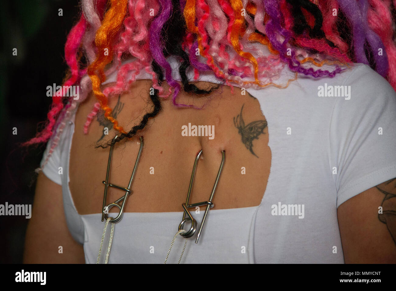 Zombies take part in the annual London zombie walk Stock Photo - Alamy