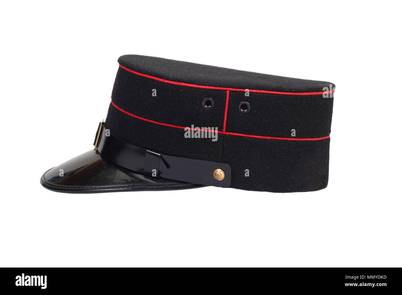 police officer's hat isolated Stock Photo - Alamy