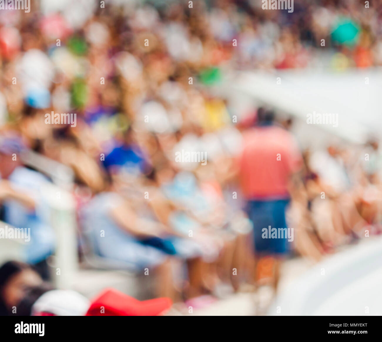 Blurred background crowd people stadium hi-res stock photography and ...