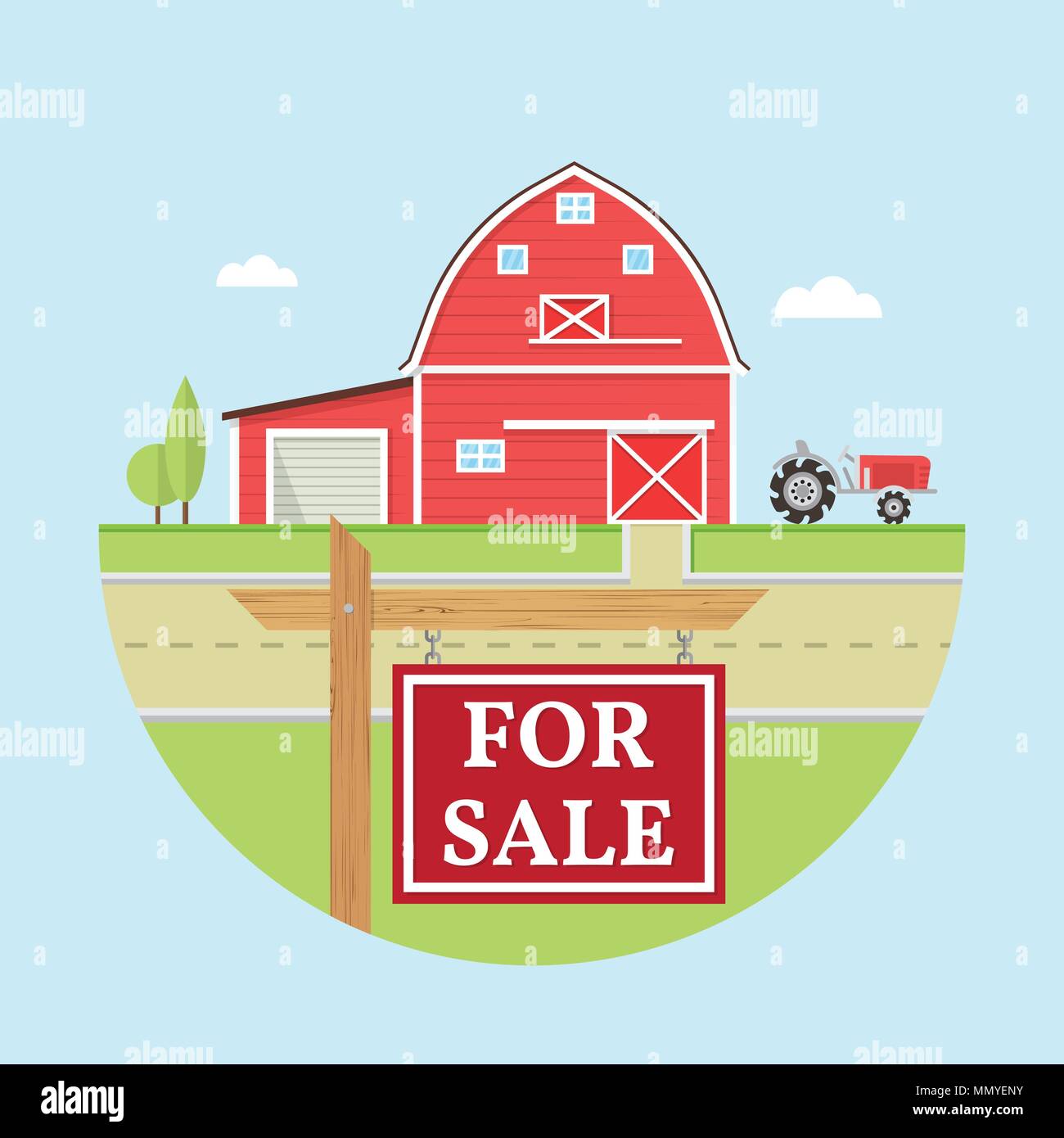 Sold field Stock Vector Images - Alamy