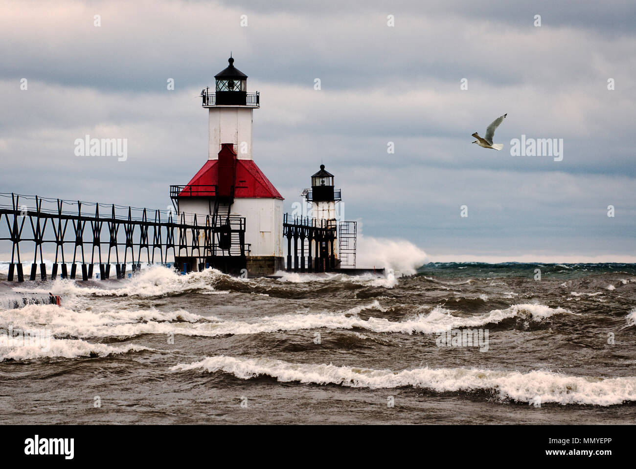 St joseph michigan lighthouse hi-res stock photography and images - Alamy