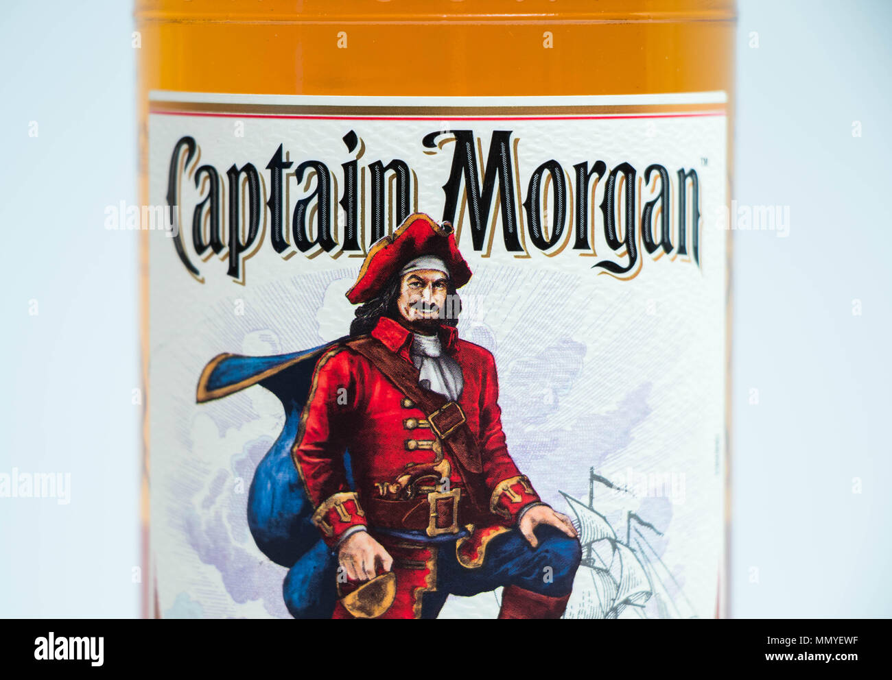 2" Captain Morgan Spiced Rum Company Decal Sticker, 49% OFF