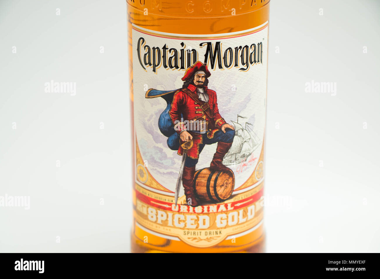 Captain morgan rum bottle hi-res stock photography and images - Alamy