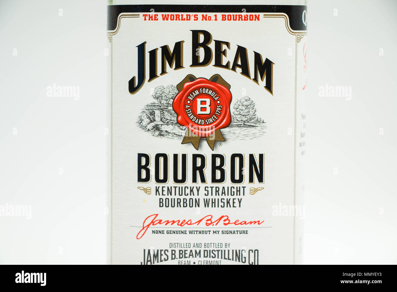 Jim Beam Bottle High Resolution Stock Photography and Images - Alamy
