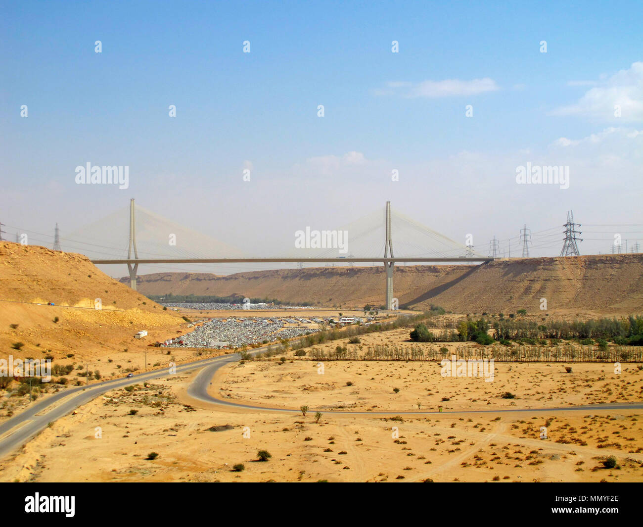 Clay rocks surrounding Riyadh city in Saudi Arabia Stock Photo - Alamy