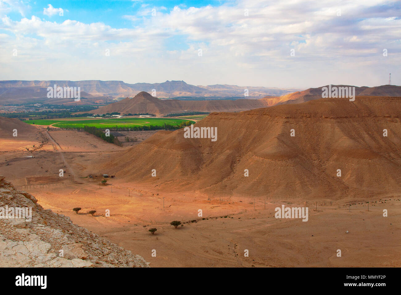 Clay rocks surrounding Riyadh city in Saudi Arabia Stock Photo - Alamy