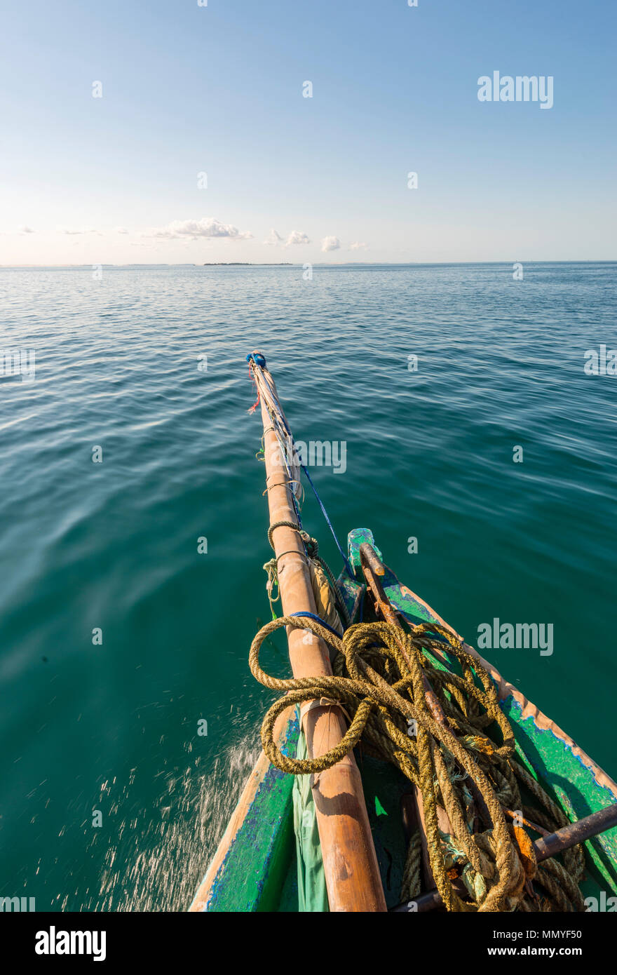 A dhow in Mozambique Stock Photo - Alamy