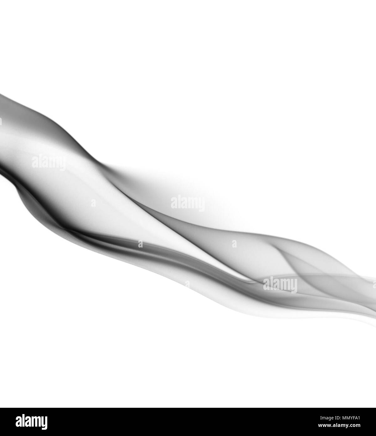 Black abstract smoke wave Stock Photo - Alamy