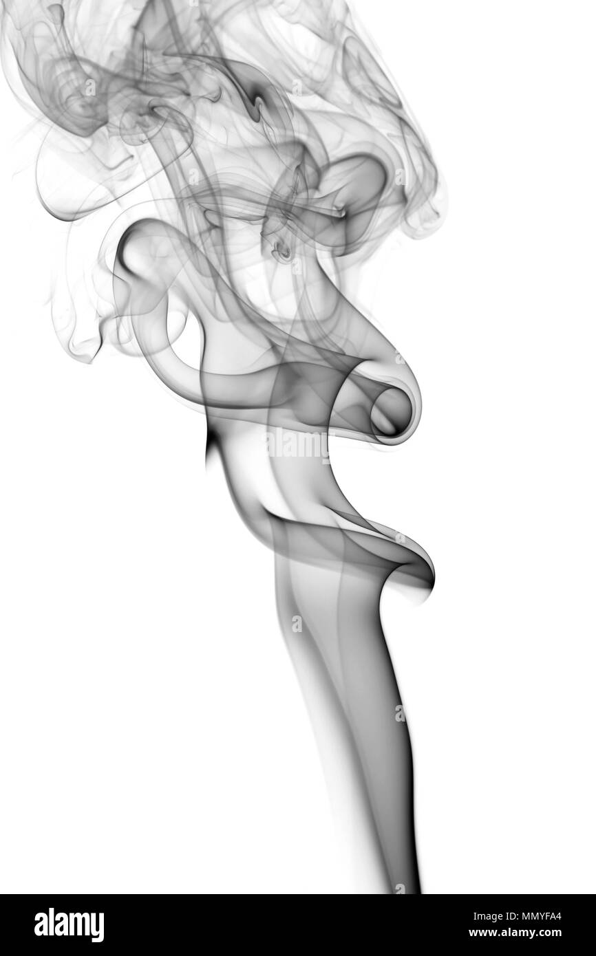 Black abstract smoke wave Stock Photo - Alamy