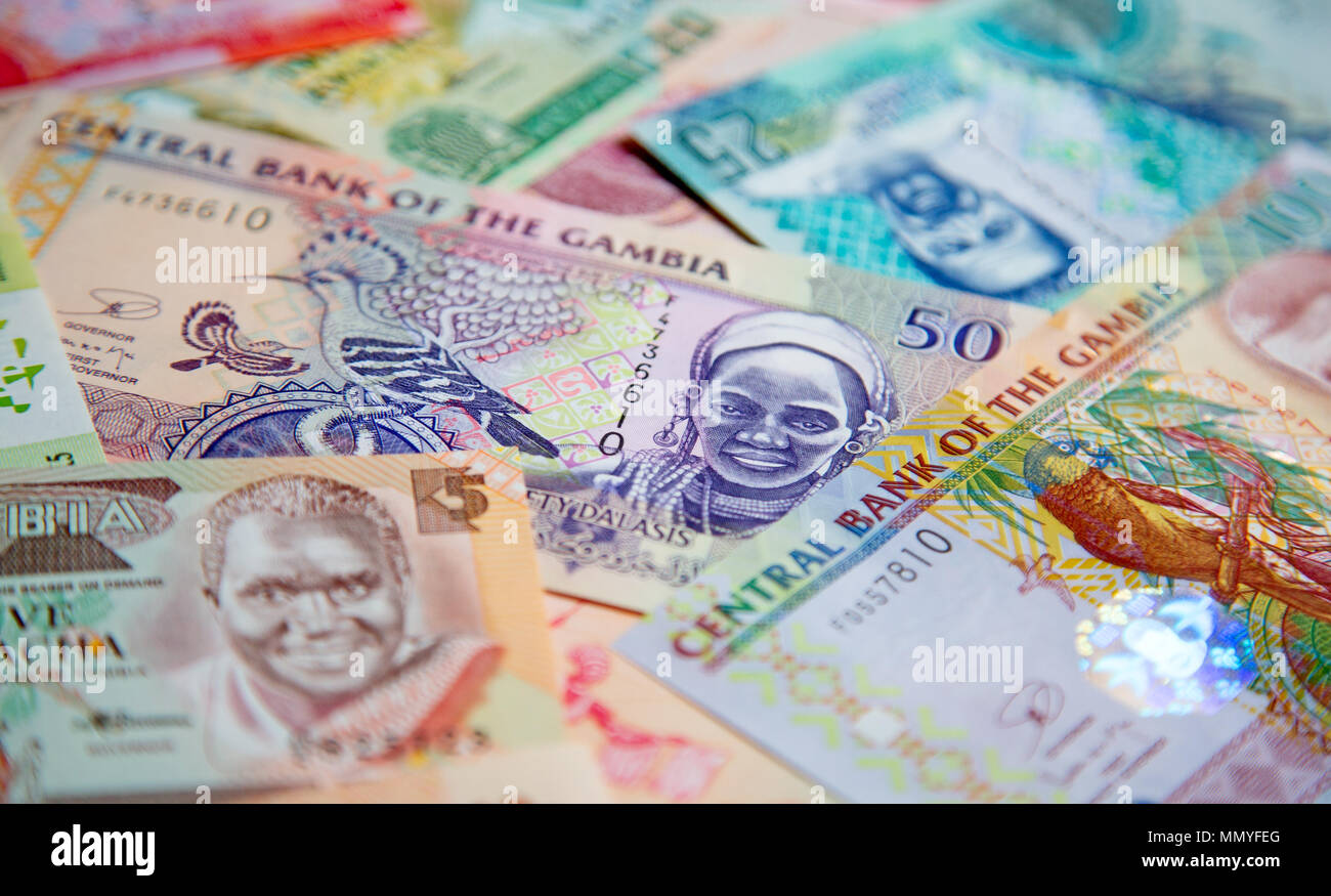 Variety of the African banknotes Stock Photo - Alamy