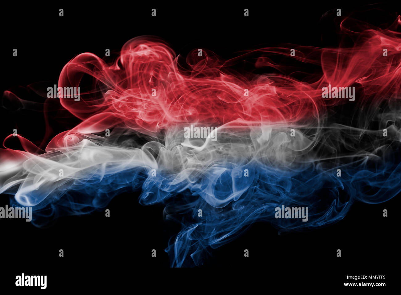 Netherlands flag smoke Stock Photo - Alamy