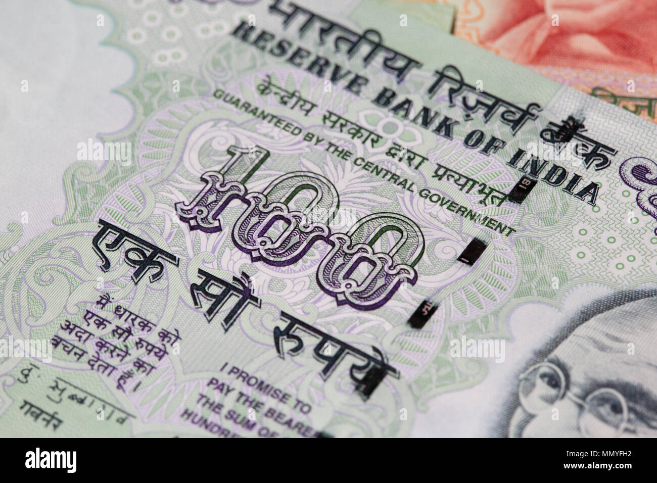 Collection of the Indian banknotes Stock Photo - Alamy