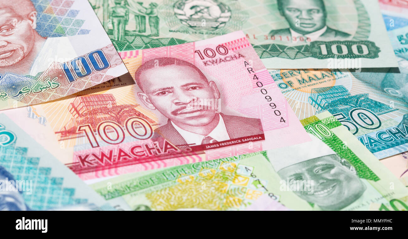 Variety of the African banknotes Stock Photo - Alamy
