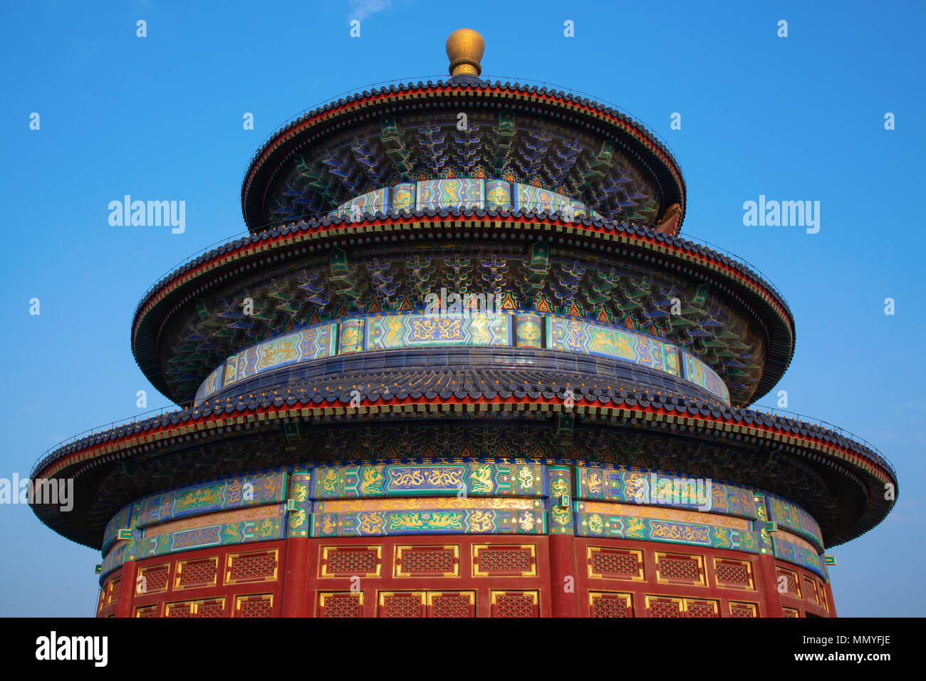 Ornate roof sunset beijing hi-res stock photography and images - Alamy