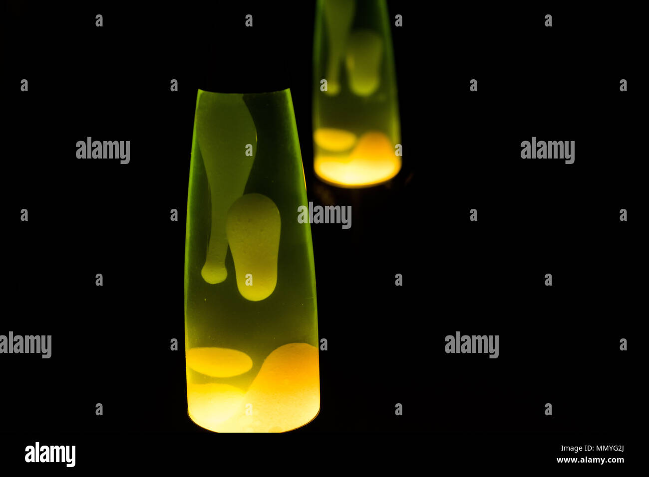 Lava lamp dark photo. Abstract isolated composition Stock Photo - Alamy