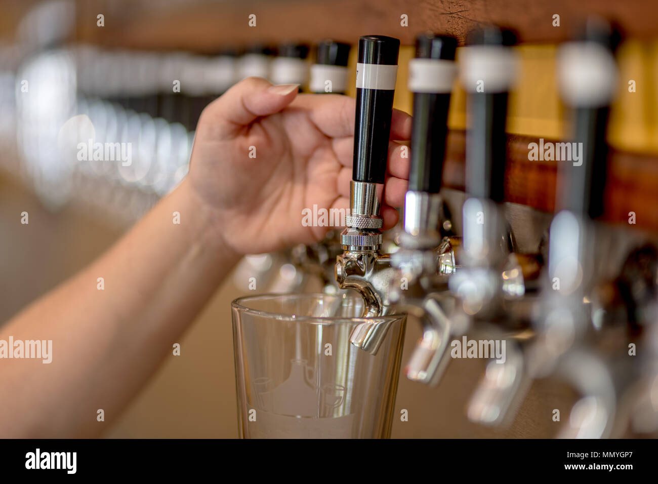Taps row hi-res stock photography and images - Alamy