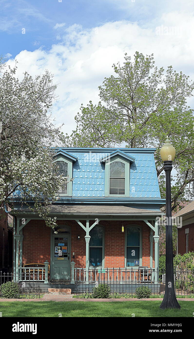 Denver, Colorado - May 6, 2018. Ninth Street Historic Park at ...