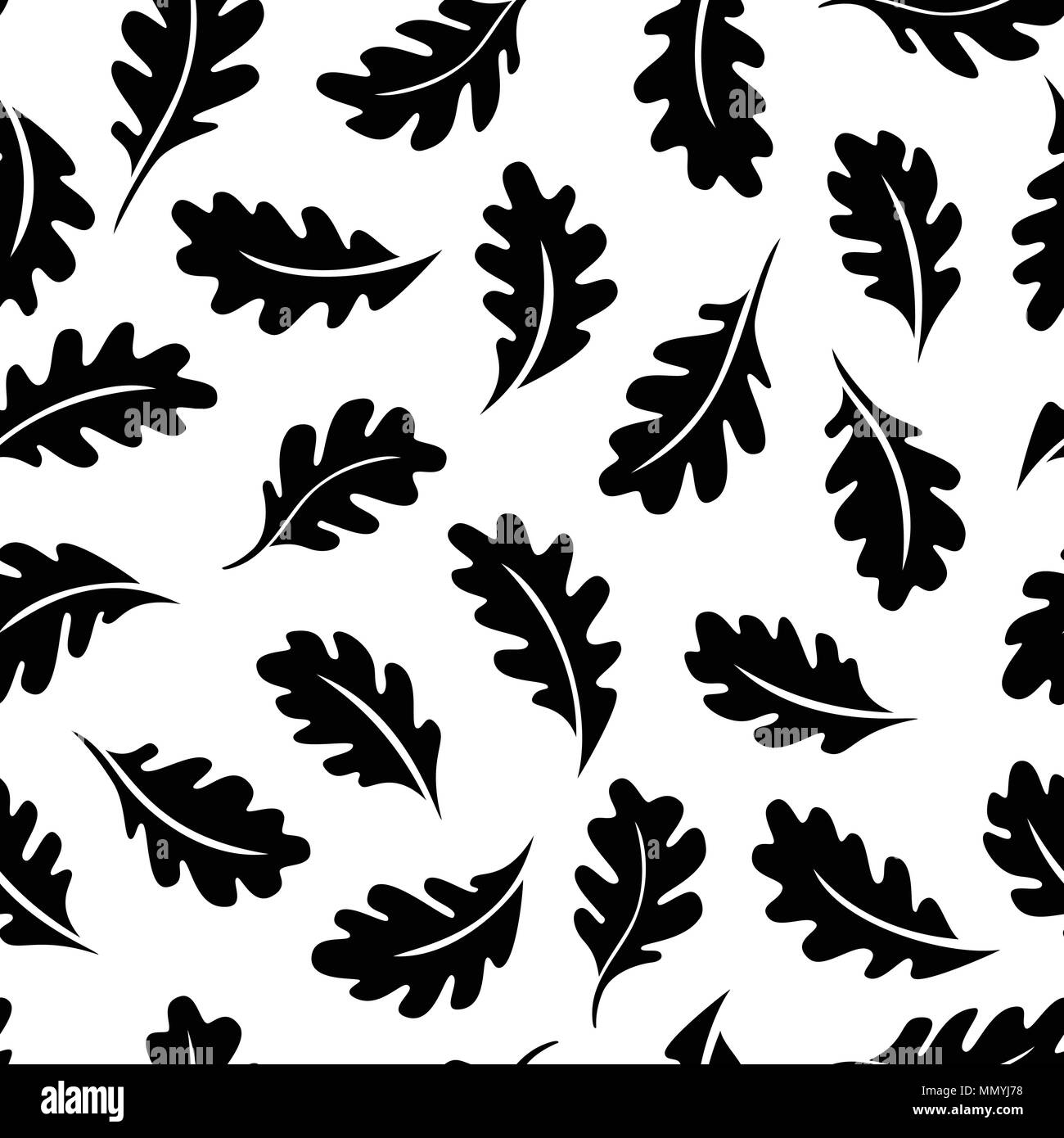 Oak leaves pattern hi-res stock photography and images - Alamy