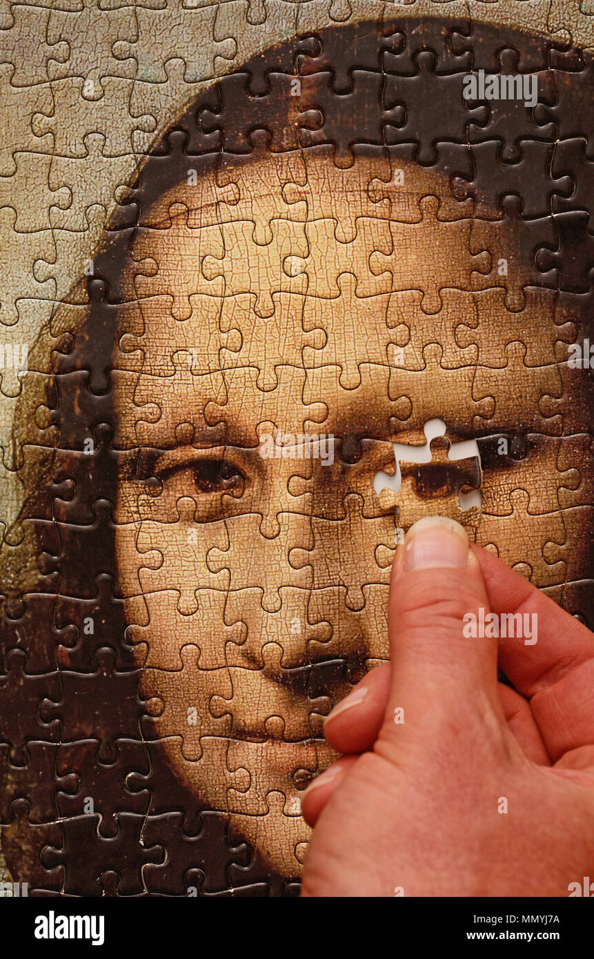 Leonardo da vinci mona lisa hi-res stock photography and images - Alamy