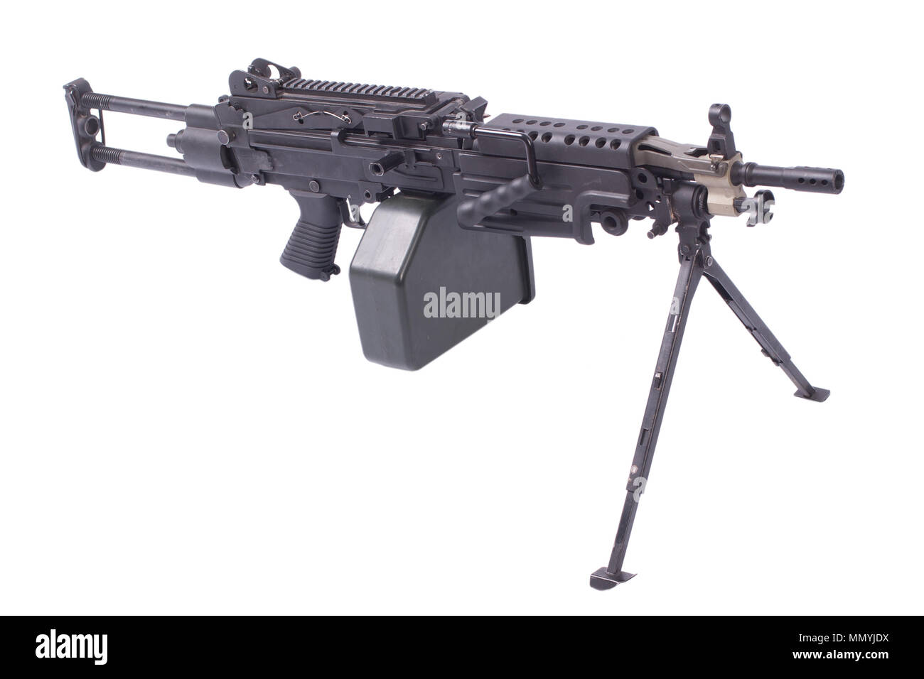 M249 machine gun Cut Out Stock Images & Pictures - Alamy