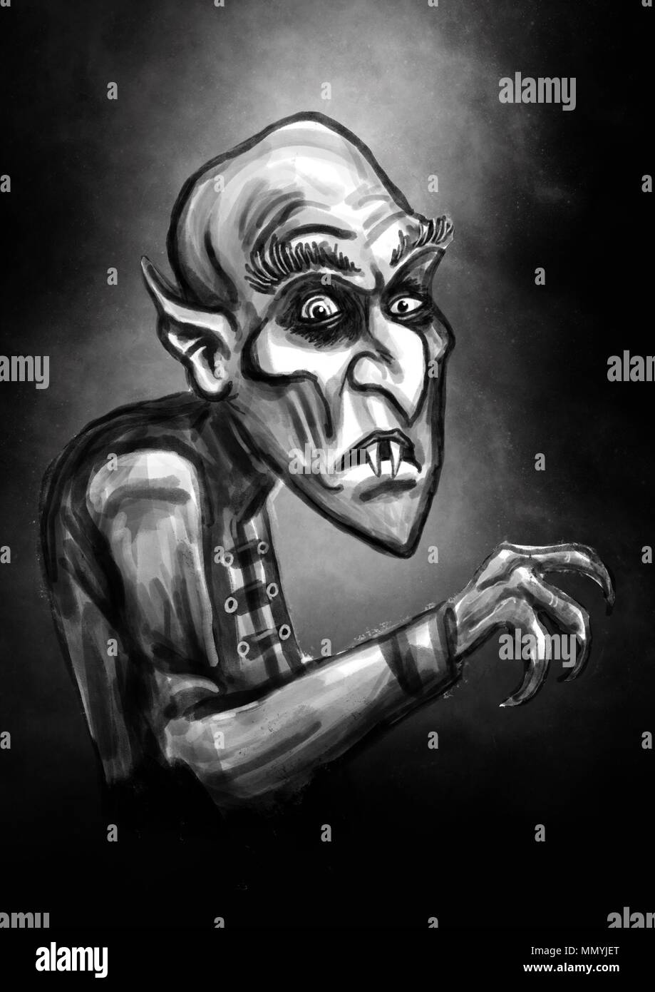 Vampiric illustration hi-res stock photography and images - Alamy