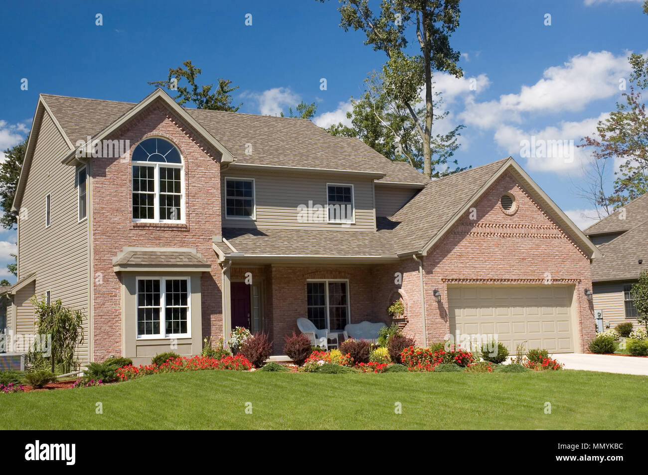 Gorgeous brick home with lots of nice masonry details. One of many ...