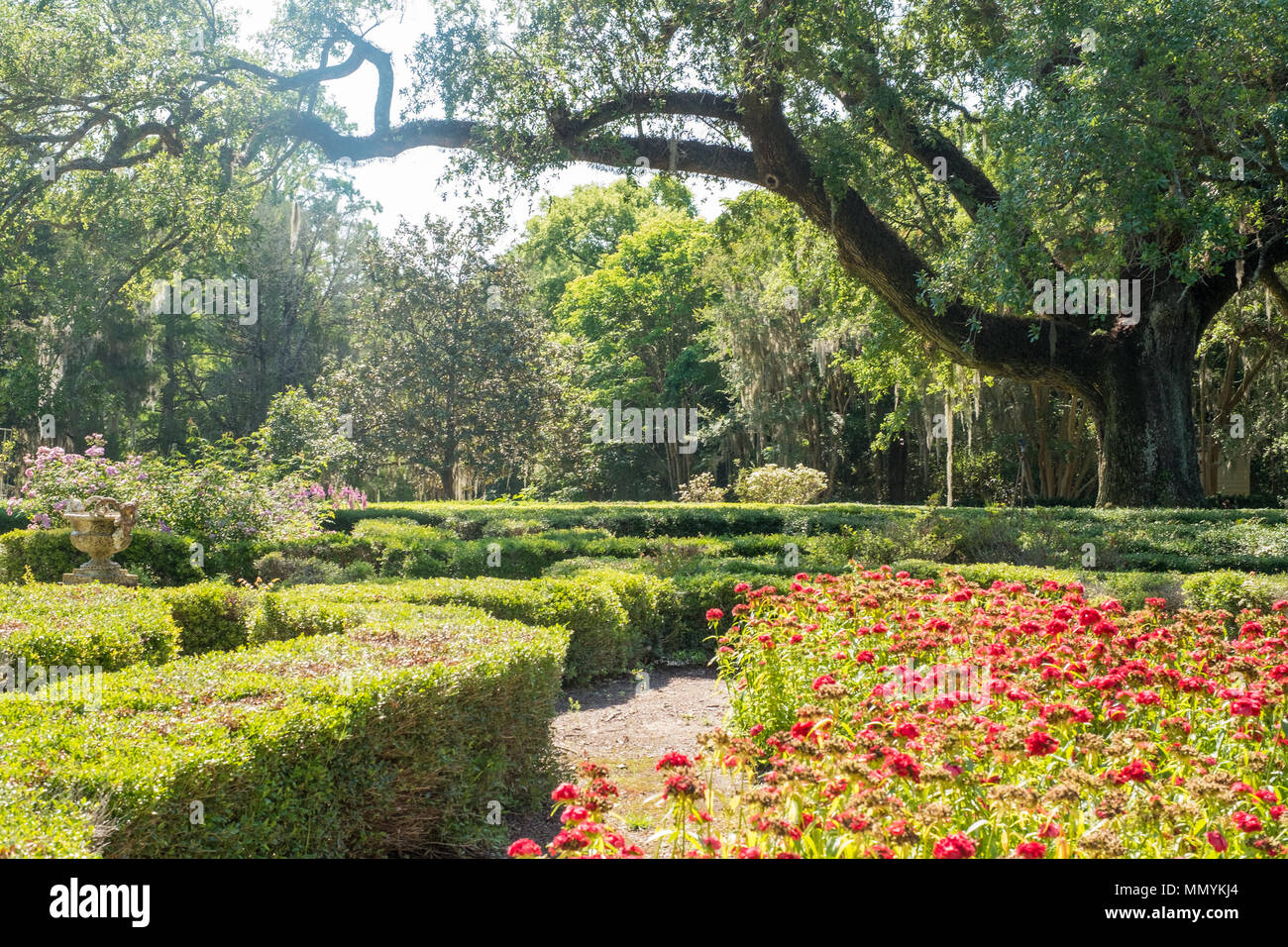 The garden at Rosedown Plantation State Park Stock Photo - Alamy