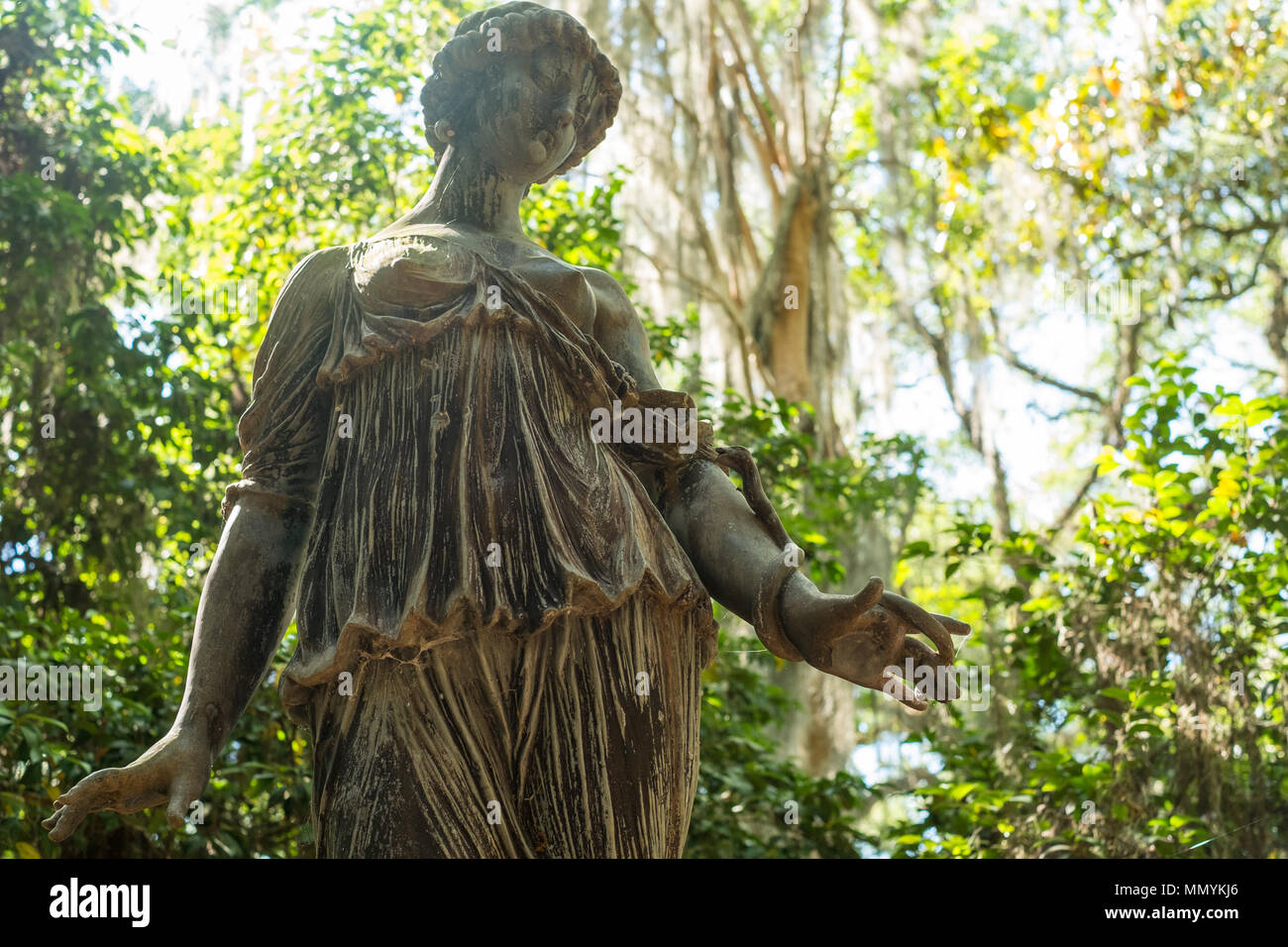 Neoclassical sculptures representing the four corners of the world and ...