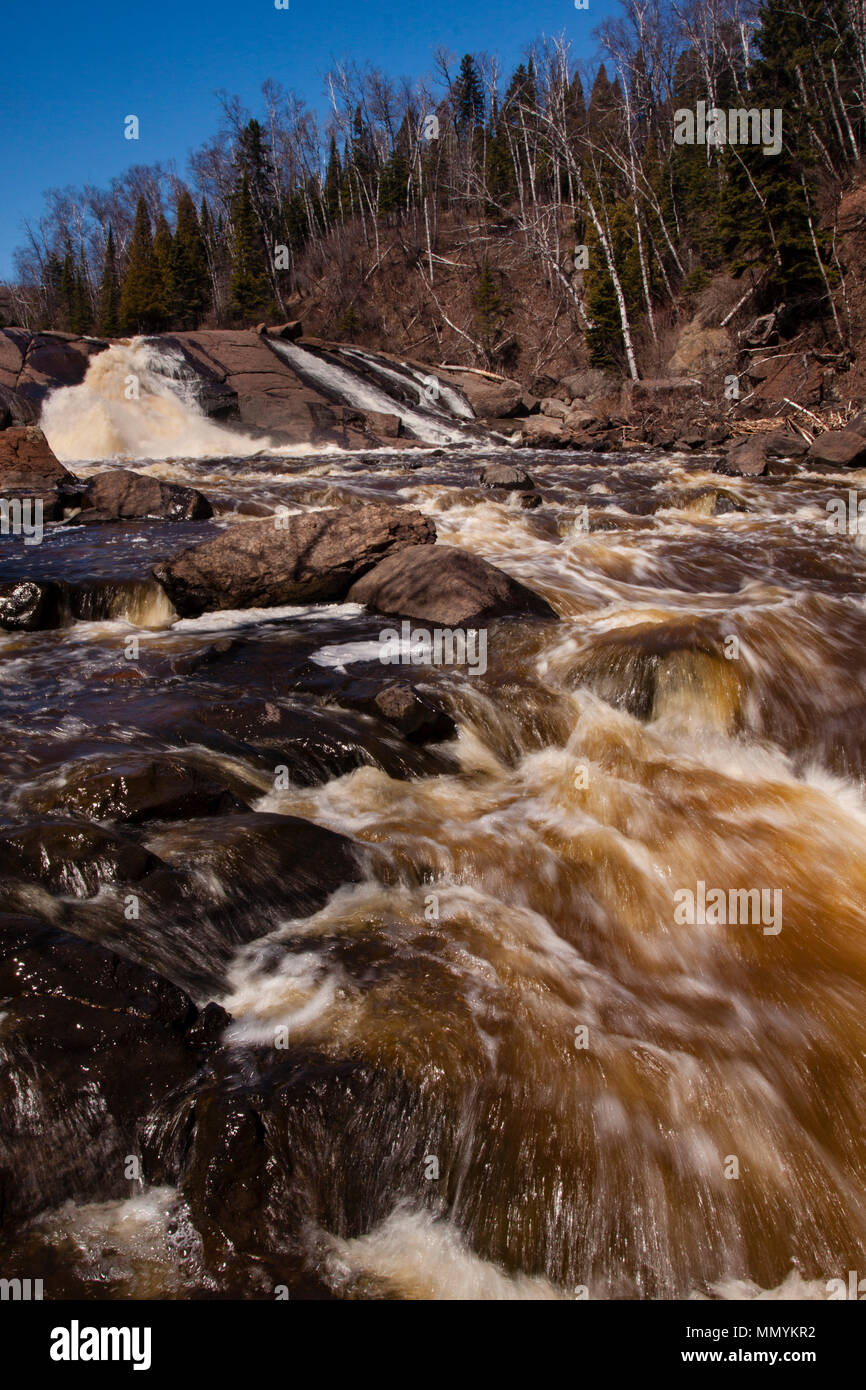 Beaver River Falls Stock Photo - Alamy