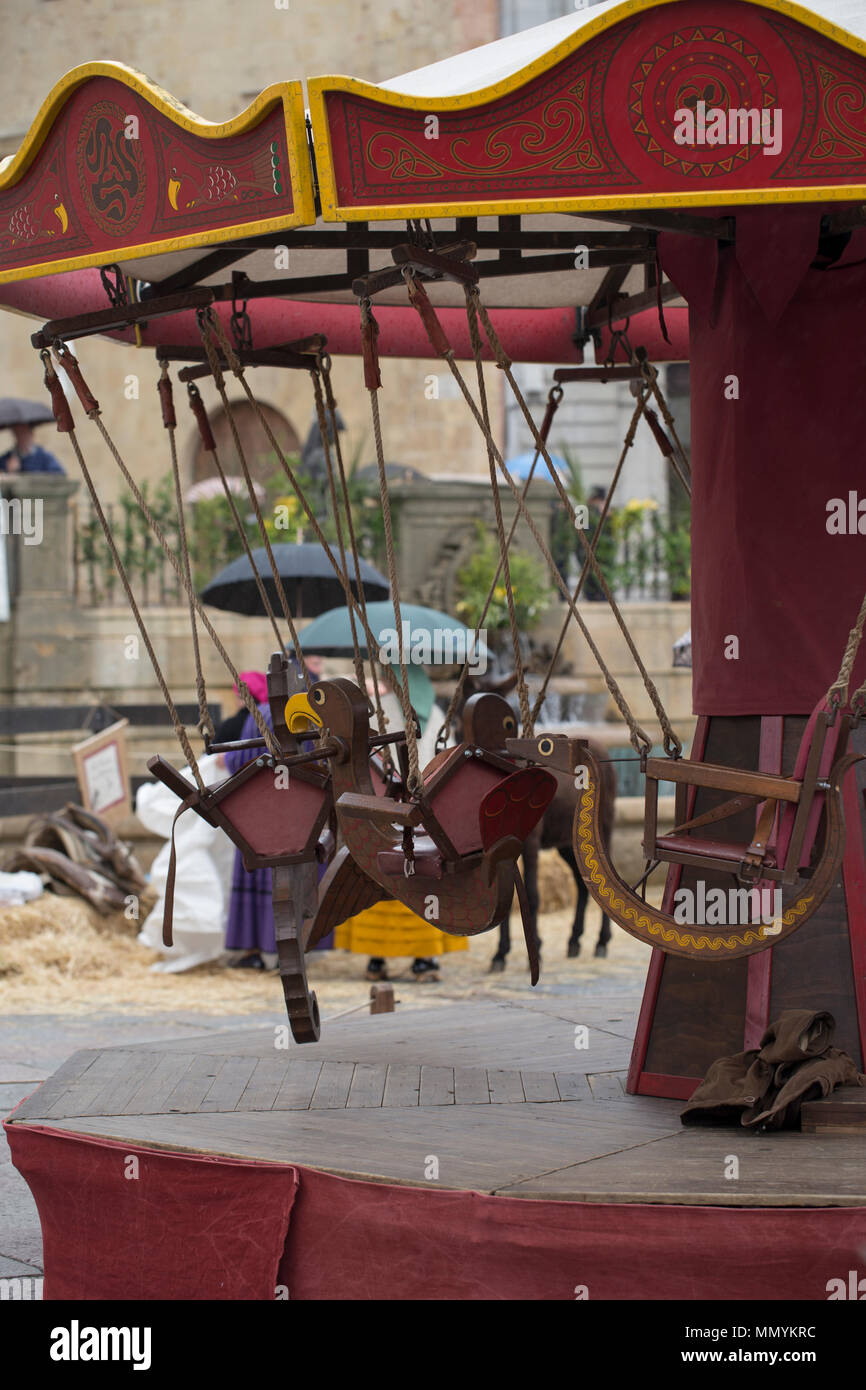Wooden carousel hi-res stock photography and images - Alamy