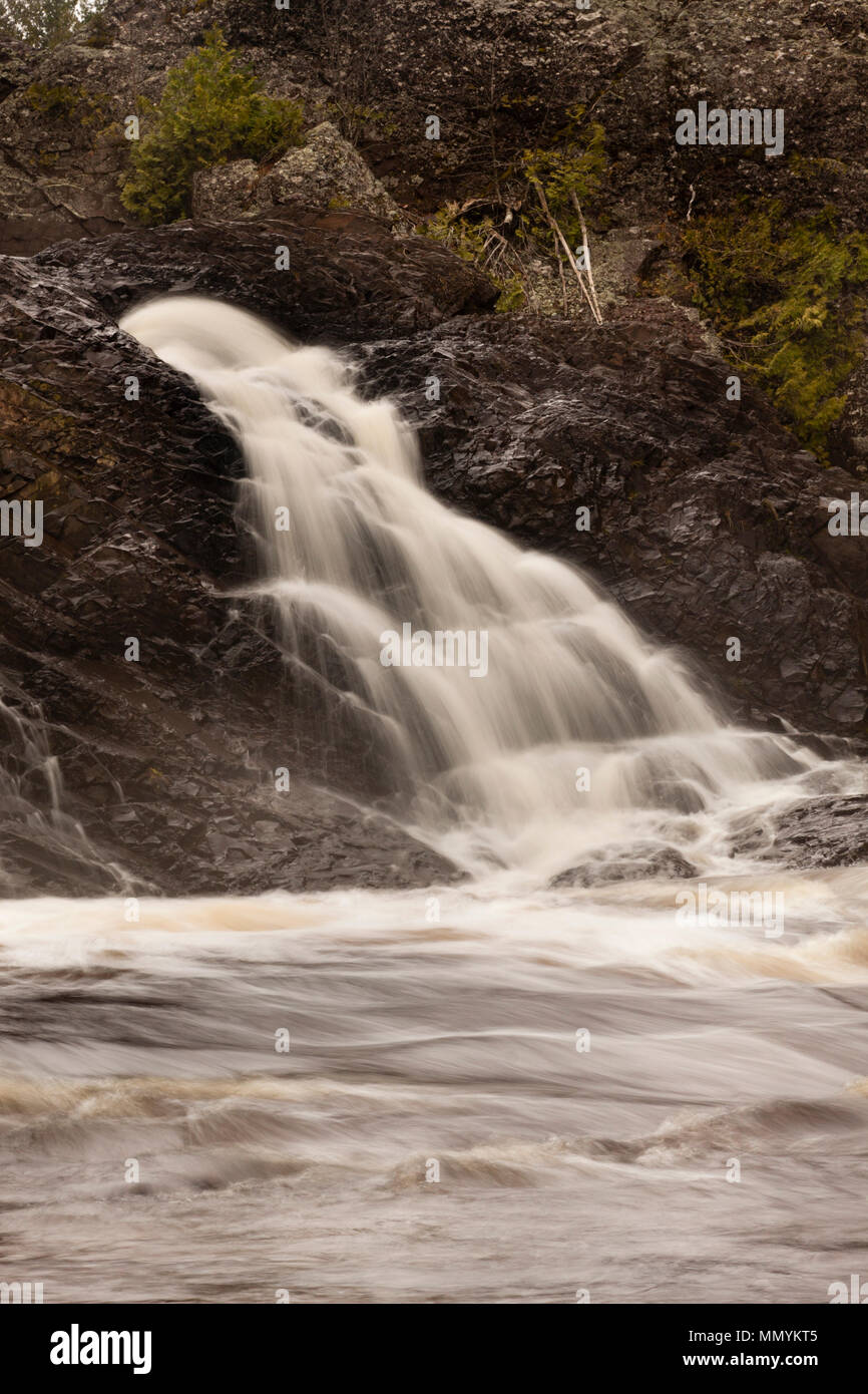 Lower Potato River Falls Stock Photo - Alamy