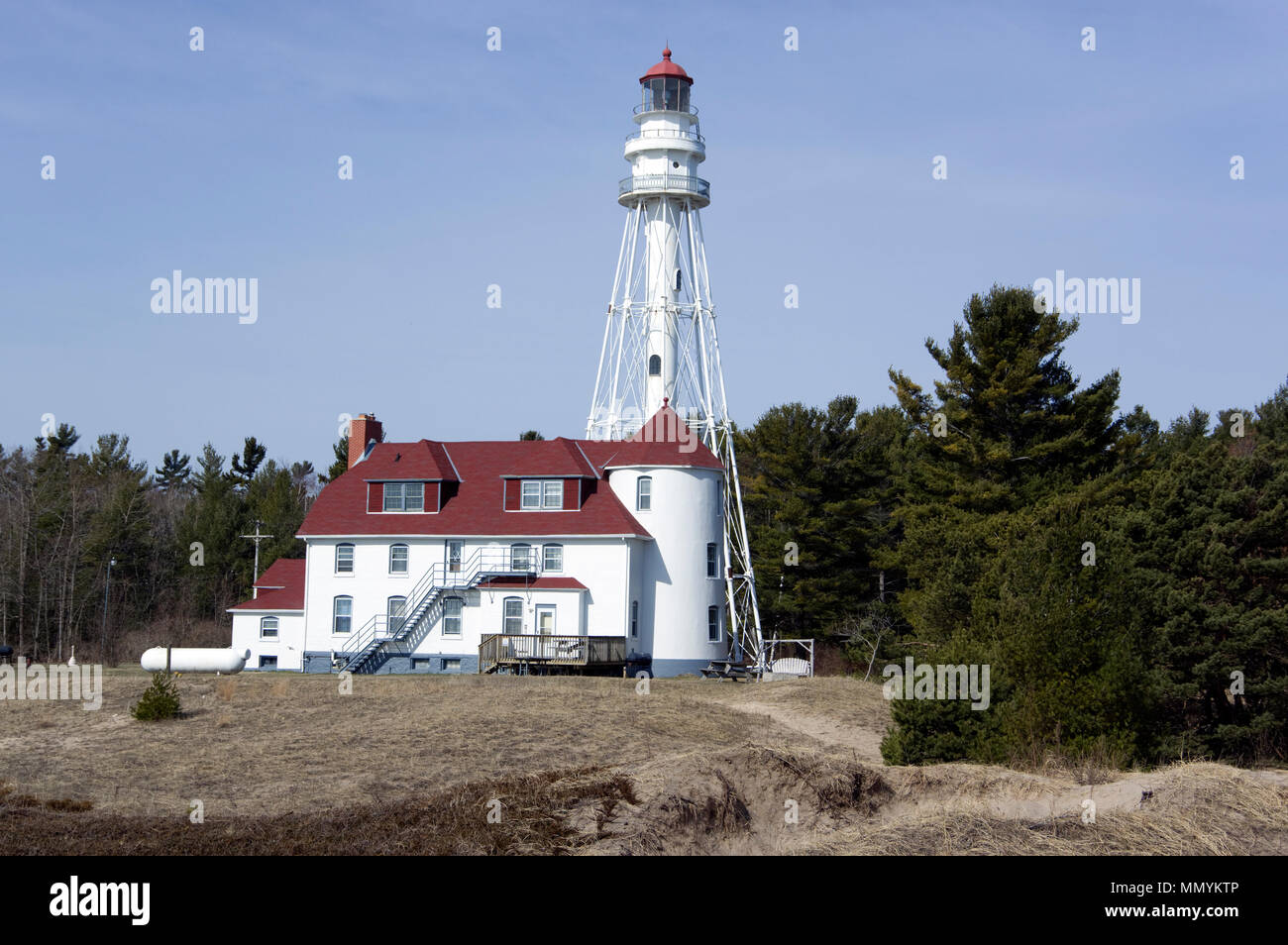 Lighthouses Lake Michigan High Resolution Stock Photography and Images ...