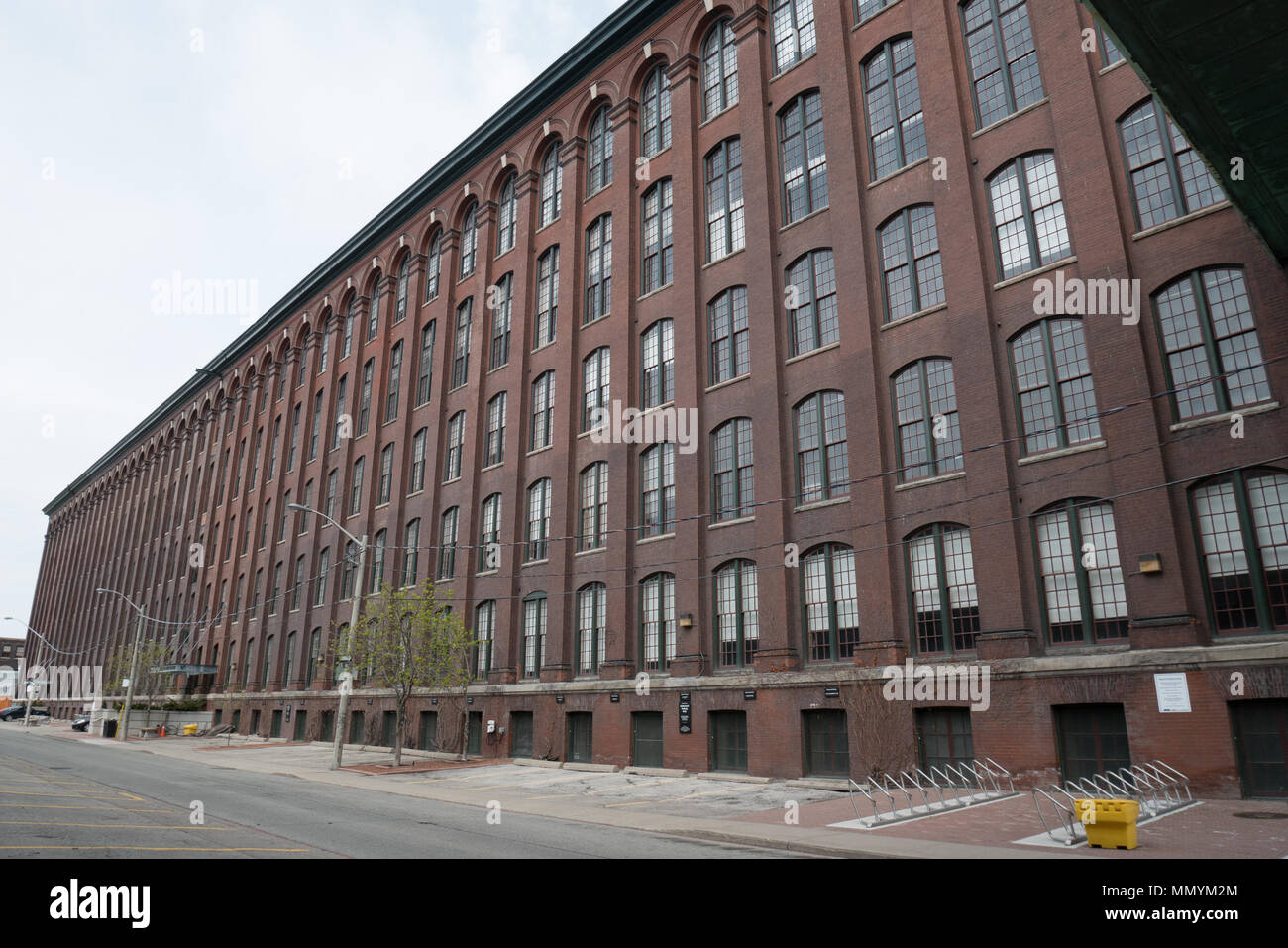 old rustic factory buildings in liberty village toronto canada Stock ...