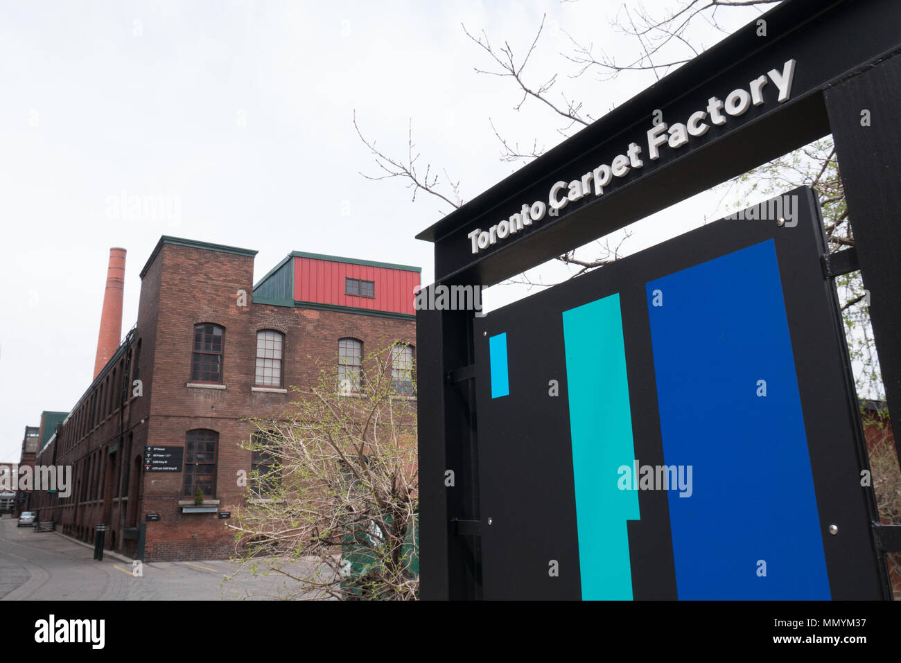 Former toronto carpet factory is now an office building Stock Photo - Alamy