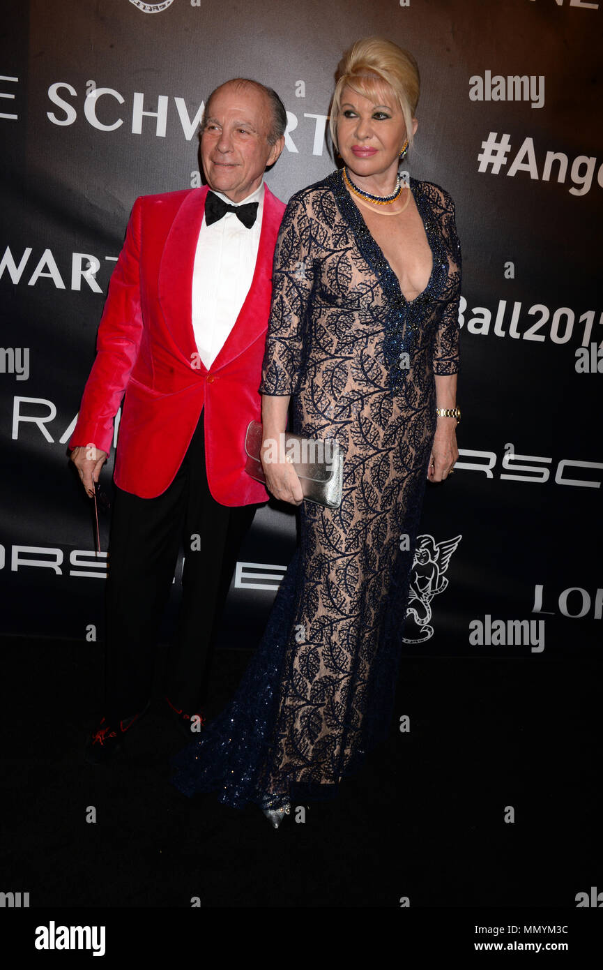 NEW YORK, NY - OCTOBER 23: Larry Kaiser, Ivana Trump arrives at ...