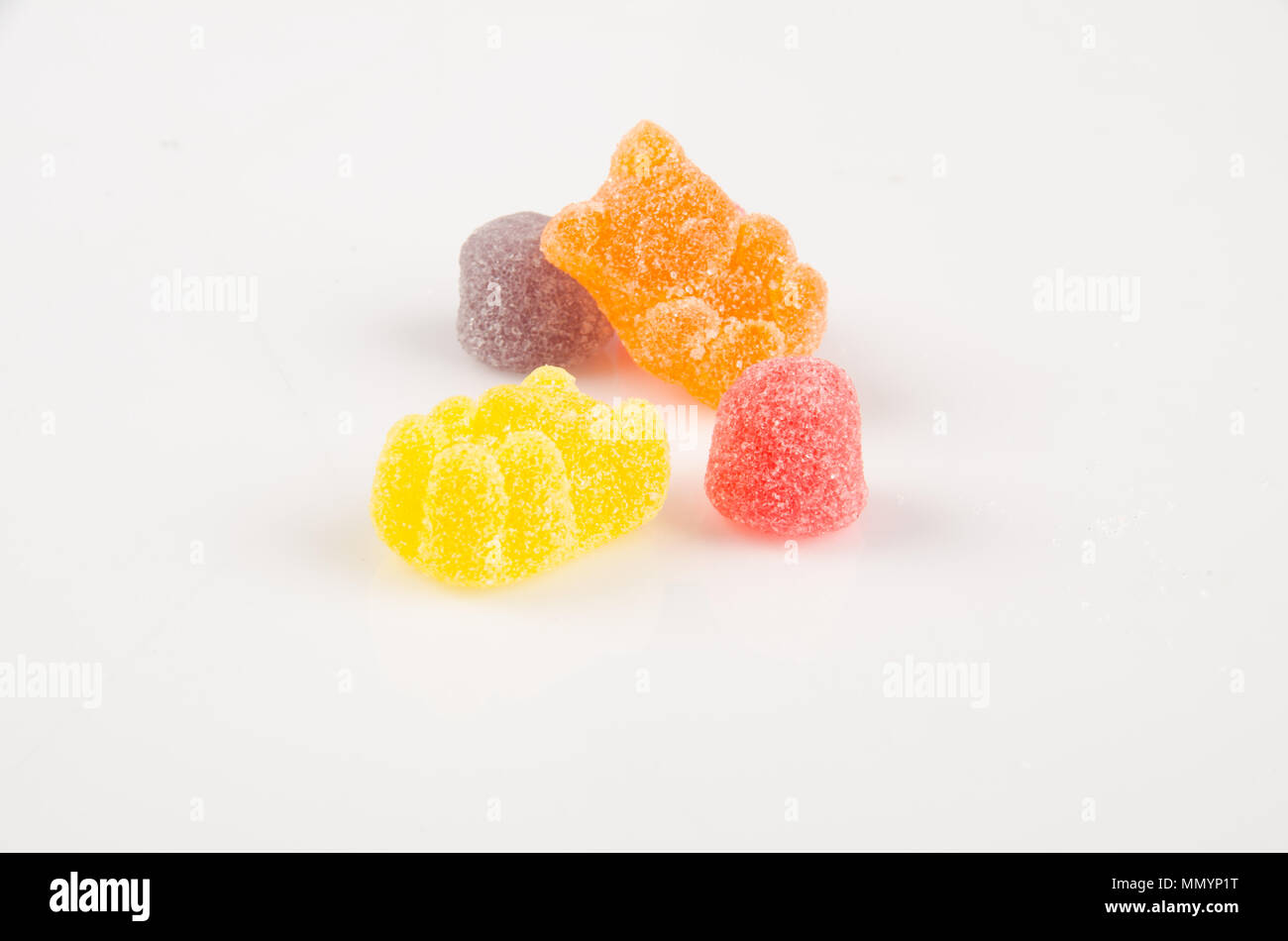 Colorful jelly bear candies set hi-res stock photography and images - Alamy