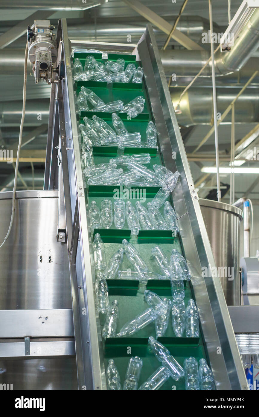 Drink water production line in industry Stock Photo - Alamy
